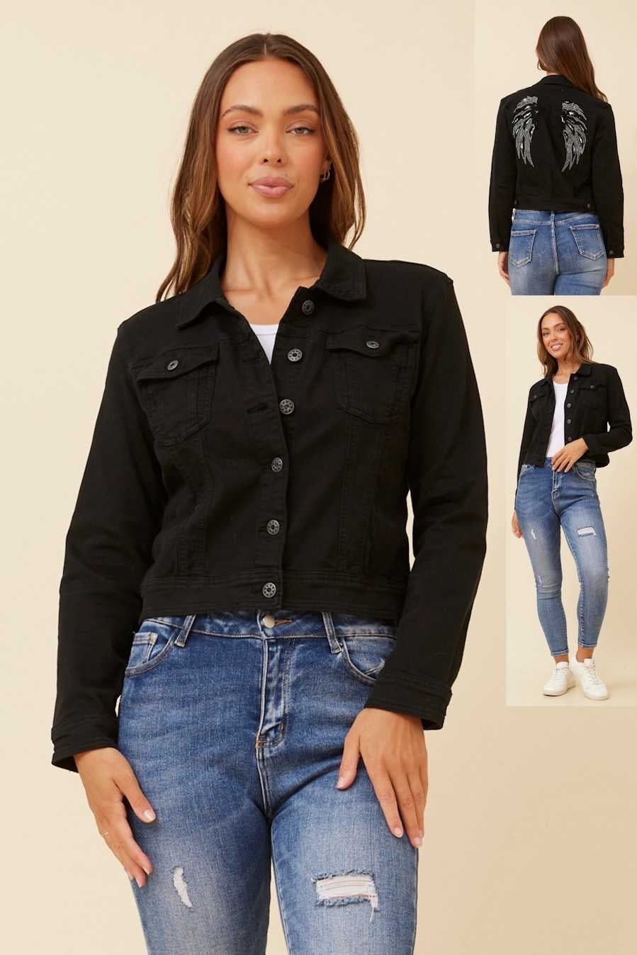 Caroline Morgan Angel Wing Jacket J517180 – Silveroze