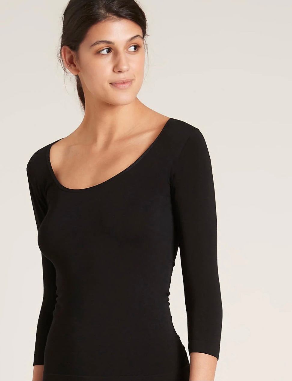 Boody 3/4 Sleeve top – Silveroze